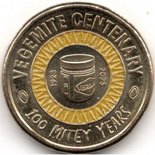 2023 $2 Vegemite Centenary 1923-2023 100 MITEY YEARS Uncirculated Coin
