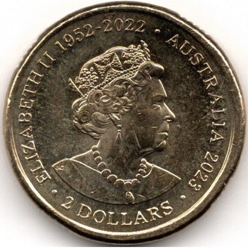 2023 $2 The Commbank Matildas Yellow Coloured Circle Coin