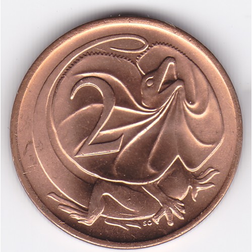 1974 2¢ Frilled Necked Lizard Uncirculated
