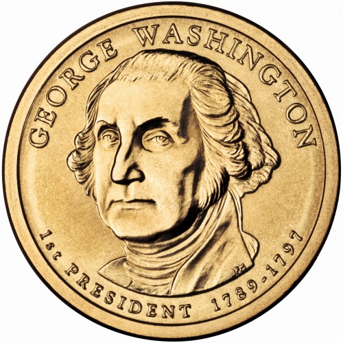 2007 US Presidential $1 - 1st President, George Washington 1789-1797