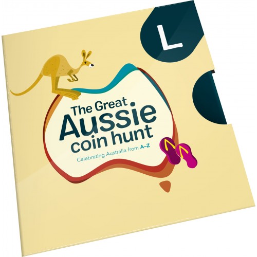 2019 $1 The Great Aussie Coin Hunt - 'L' Lamington Carded